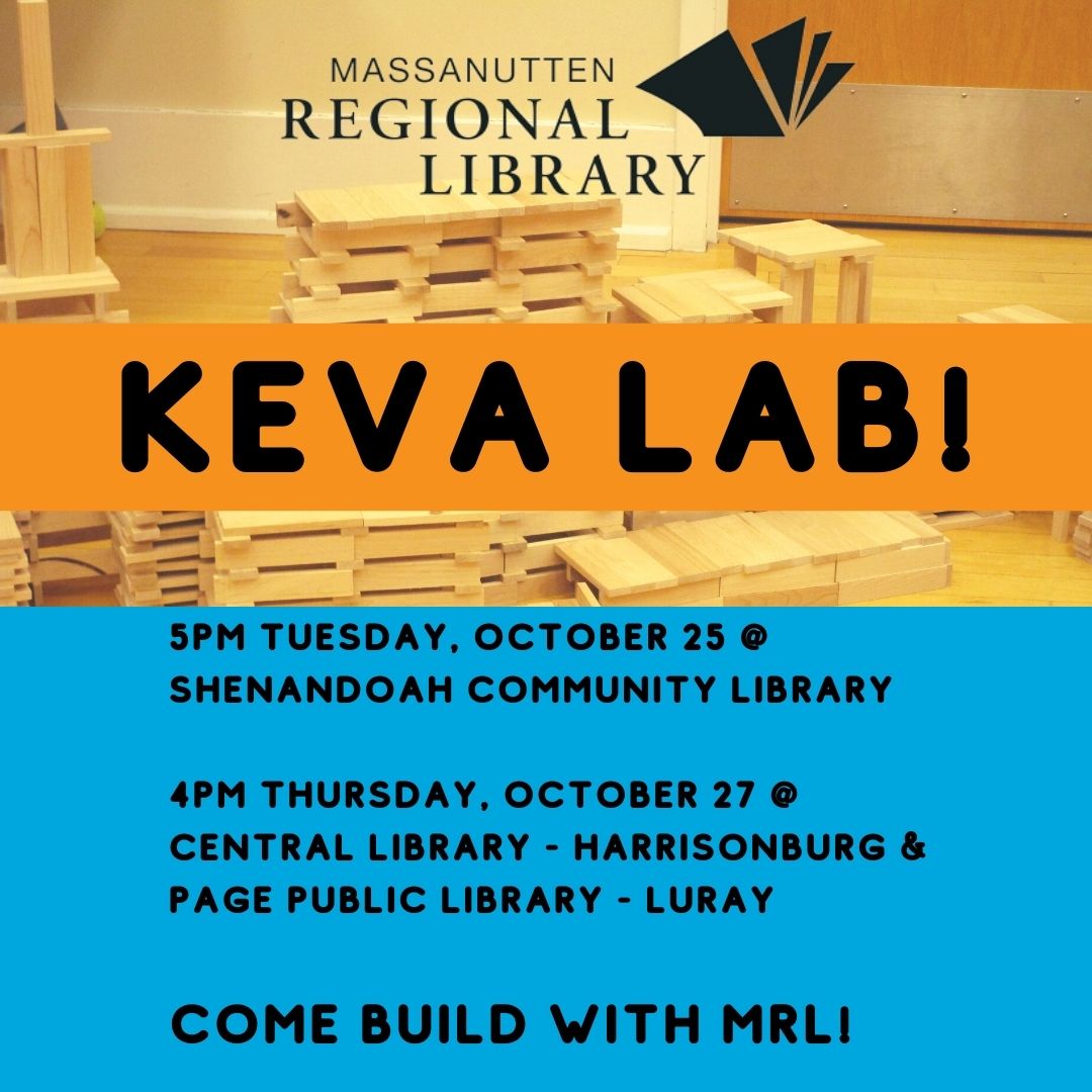Keva Lab at the Shenandoah Community Library | Shenandoah Virginia