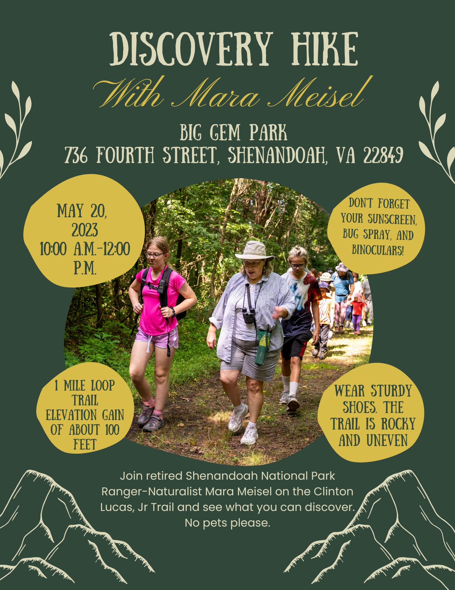 Discovery Hike at Big Gem Park | Shenandoah Virginia