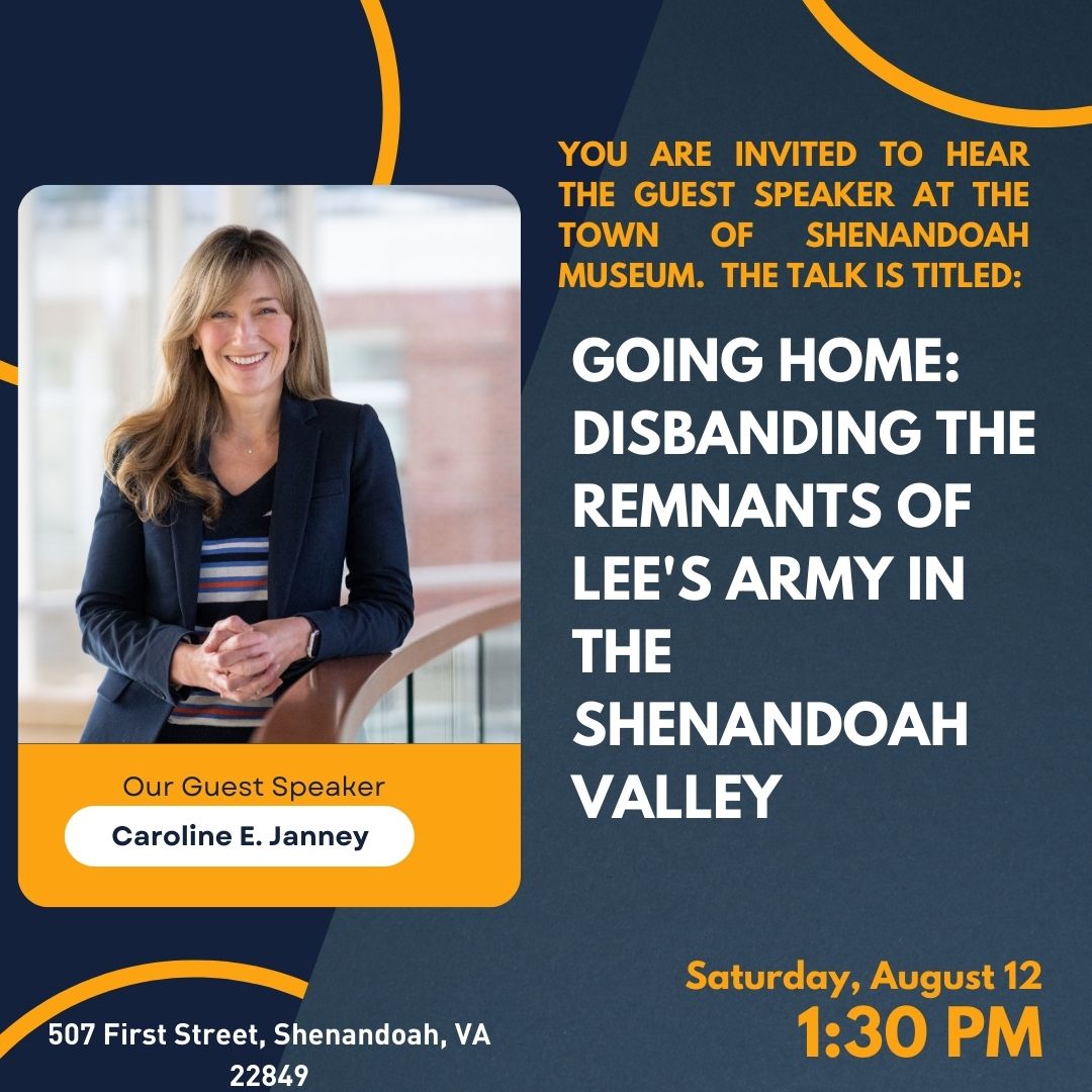 Guest Speaker at the Museum | Shenandoah Virginia