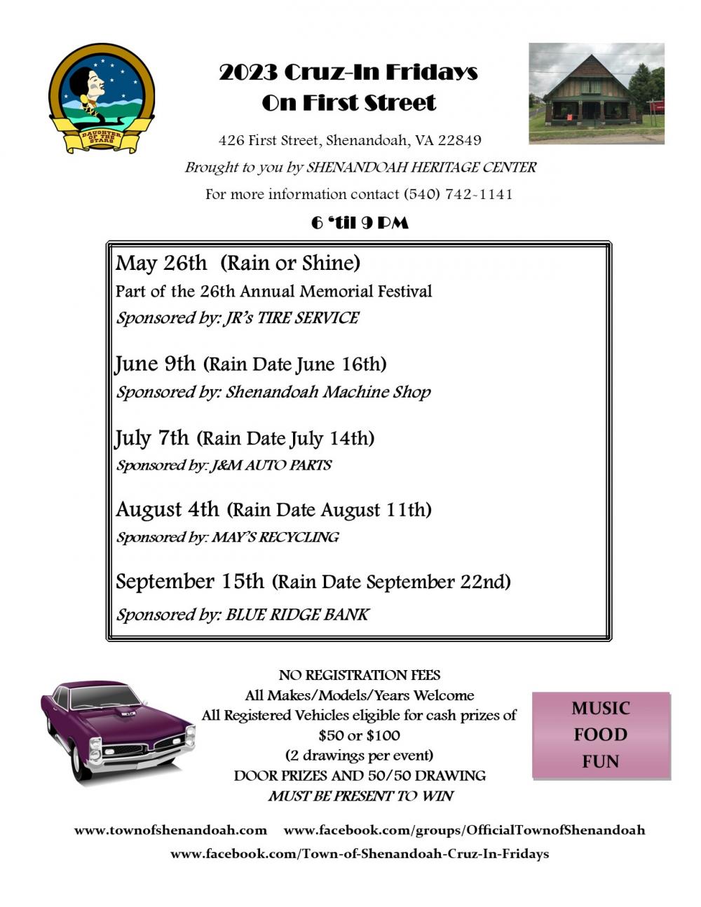 Cruz-In on First Street | Shenandoah Virginia